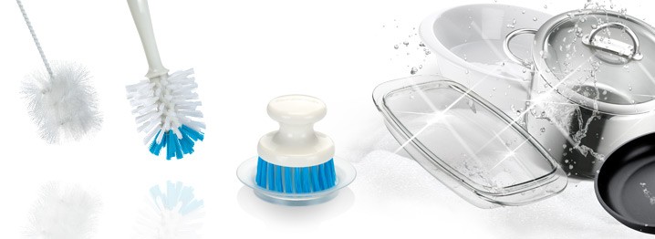 Kartáče, kartáčky a štětky: Nádobí a jarní úklid zvládnete s linií CLEAN...