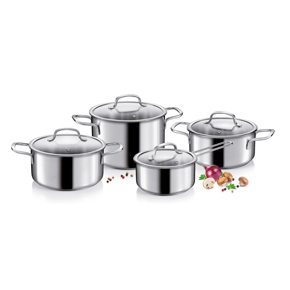 Cookware OPTIMA, set of 8