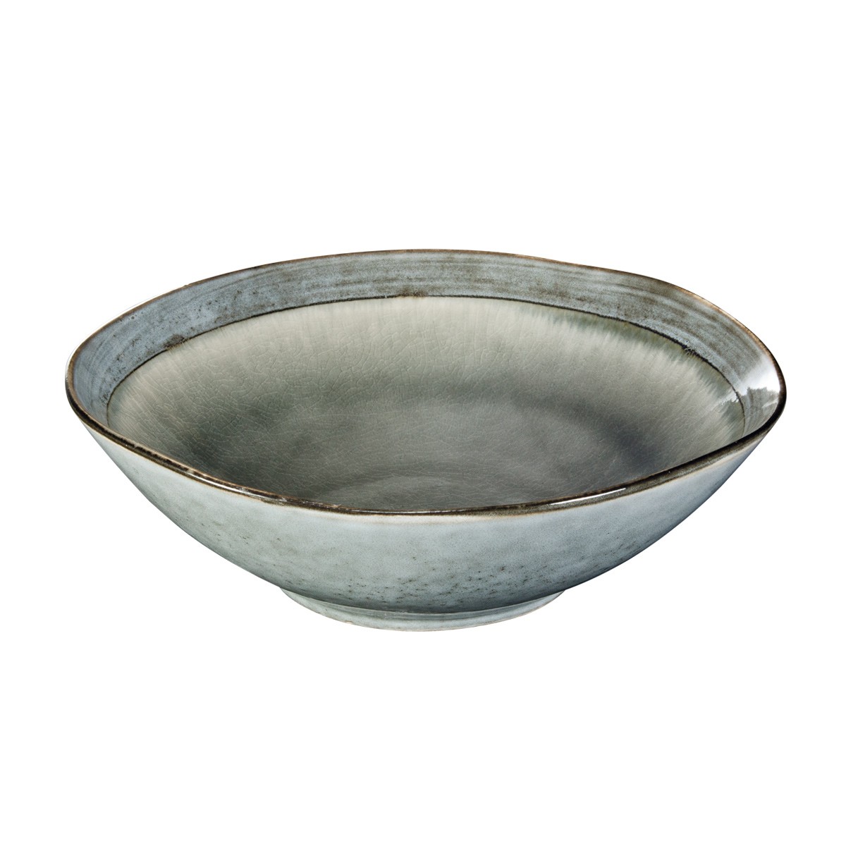 Deep plate EMOTION ø 19 cm, grey