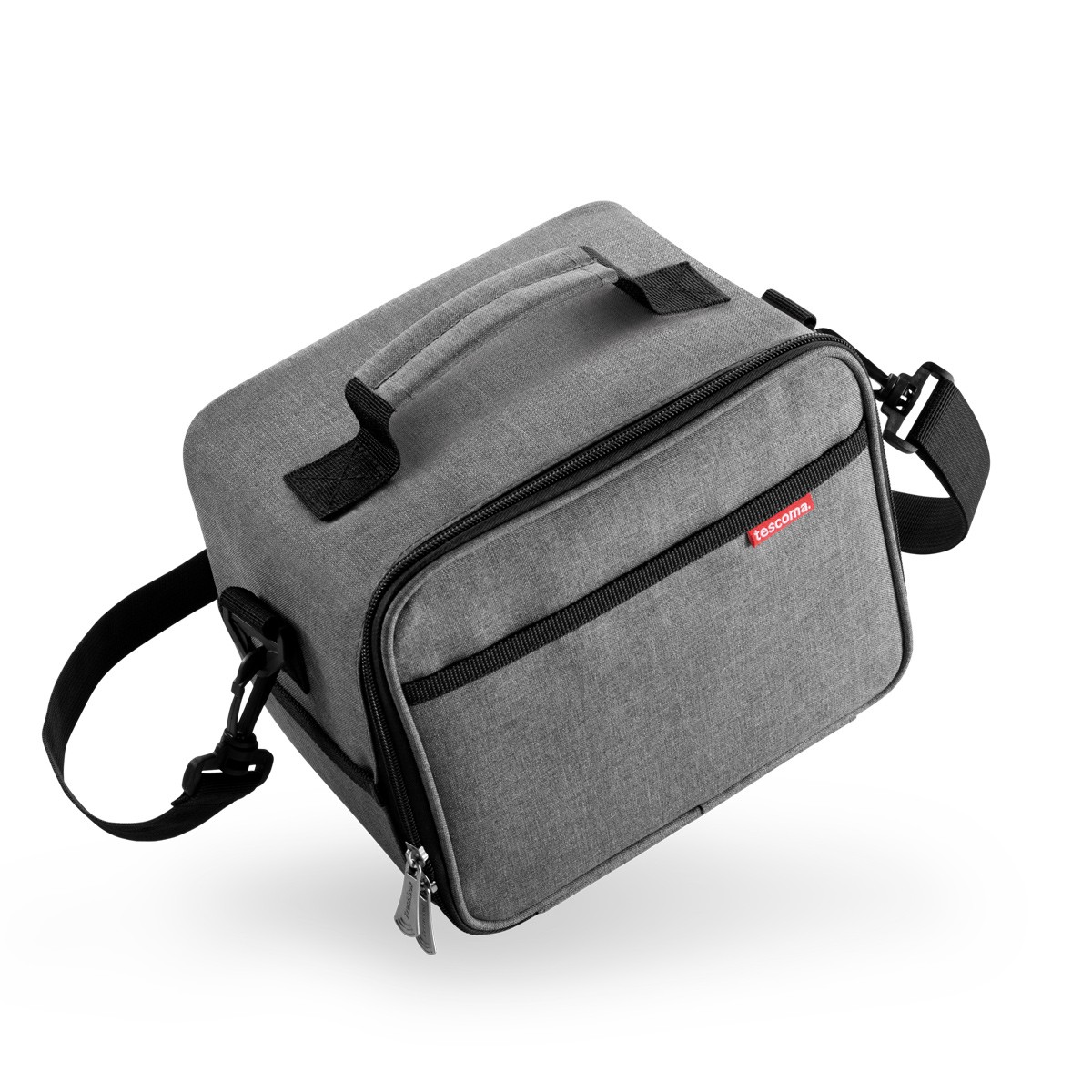 Thermal-insulating lunch bag FRESHBOX, with 3 containers, anthracite